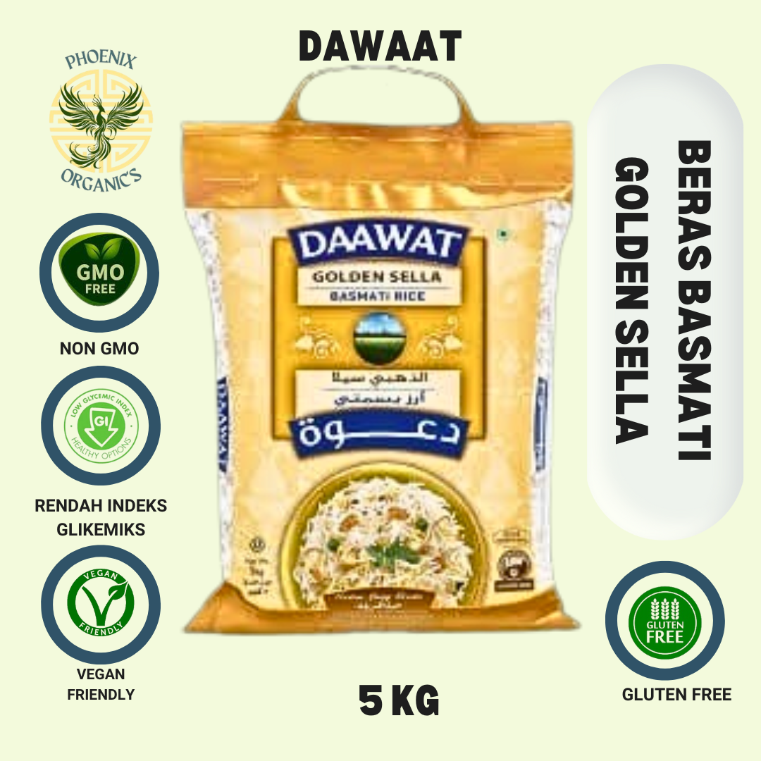 Beras Basmati Daawat Golden Sella, Rendah Indeks Glikemiks, Cocok untuk ...