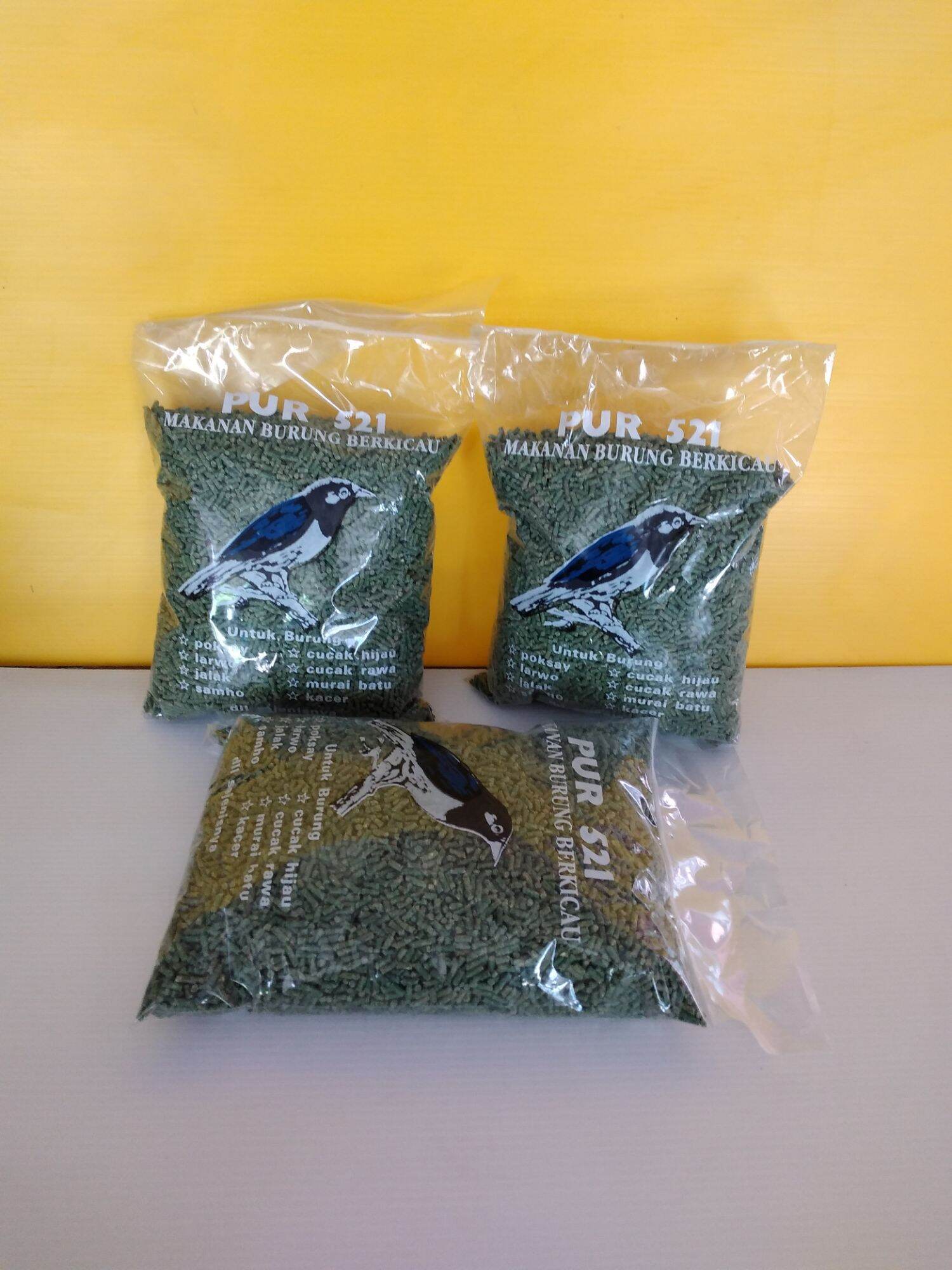 pur hijau pakan burung pur 521 | Lazada Indonesia