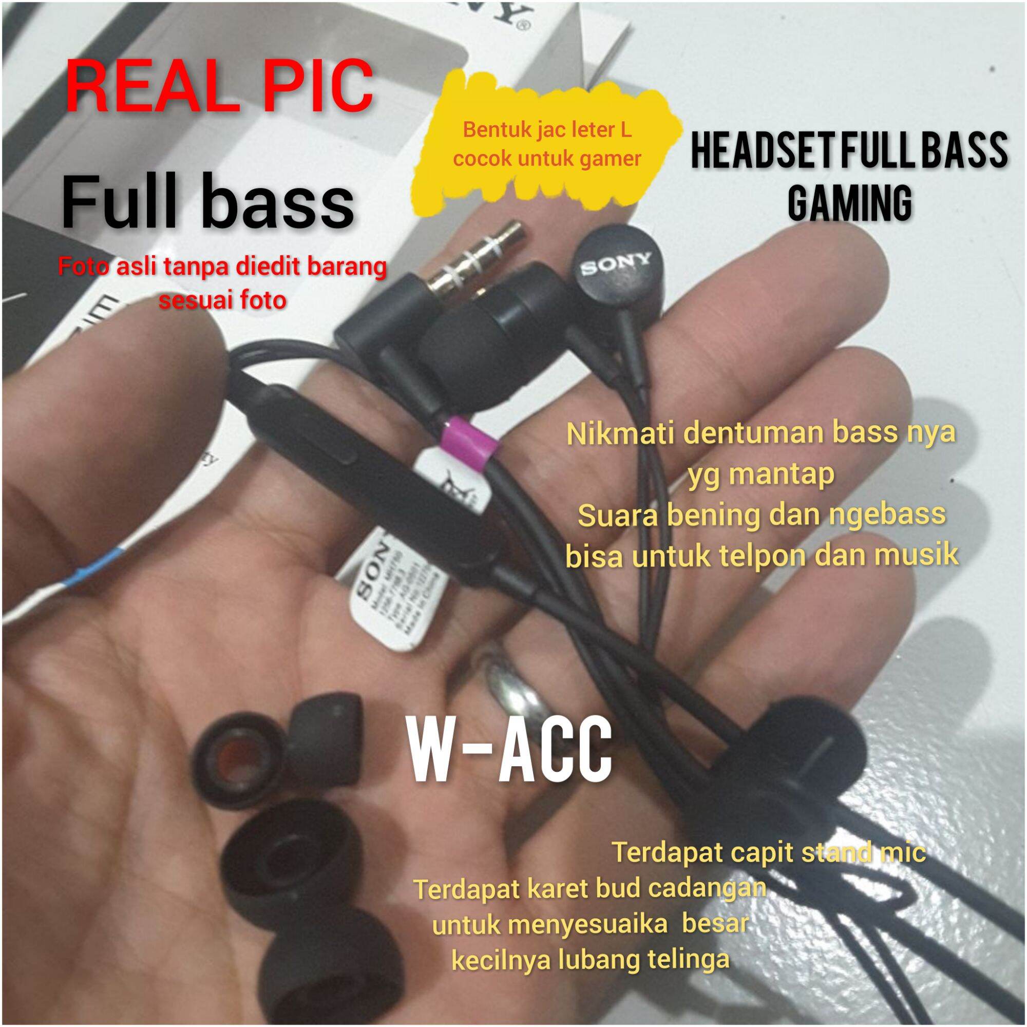 headset soni bagus punya kualitas mantap bisa untuk telpon dan supot ...