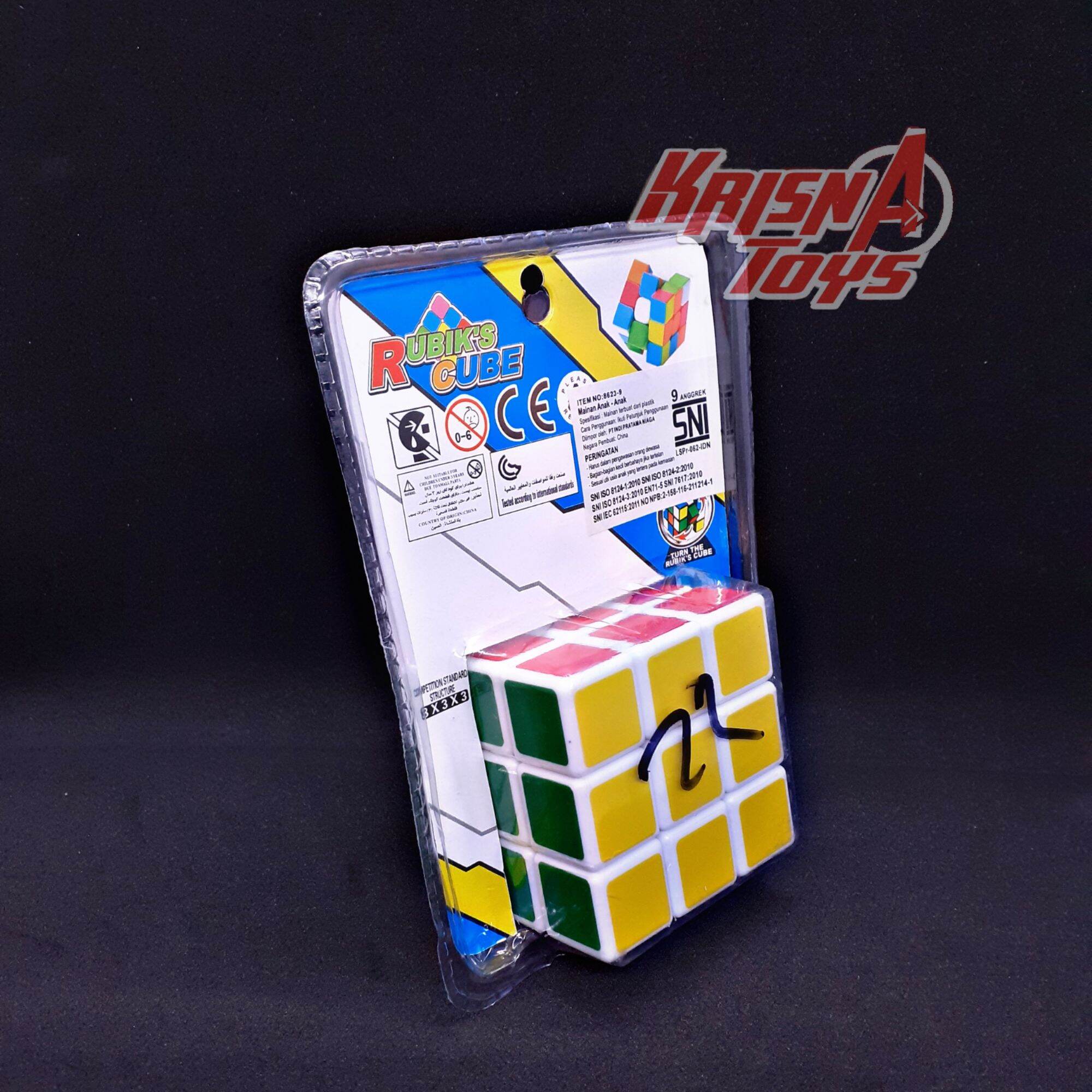 MAINAN EDUKASI ANAK RUBIK 3×3 Ukuran Standar/MAGIC CUBE | Lazada Indonesia