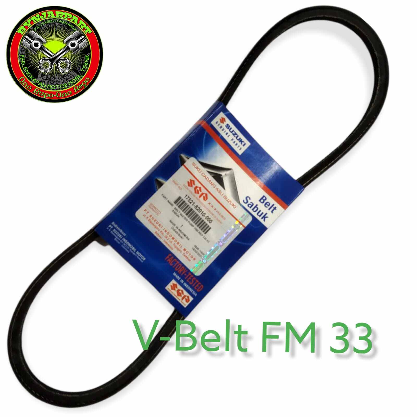 FAN BELT FM33 FUTURA 1300CC ALTERNATOR KARIMUN KOTAK AC(17521-82010-000 ...