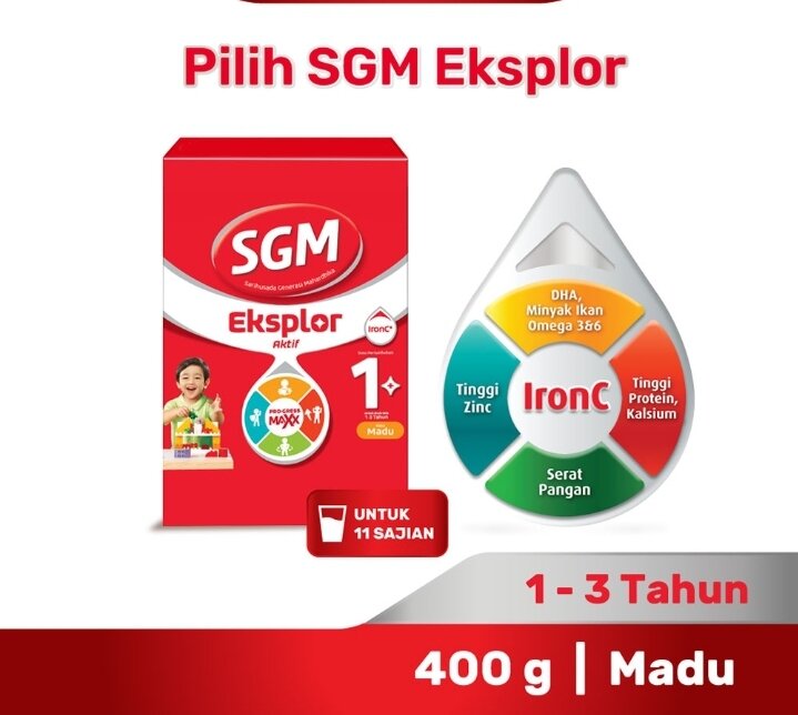 SGM EKSPLOR TAHAP 1+/SGM PLUS ( MADU) 400gr | Lazada Indonesia