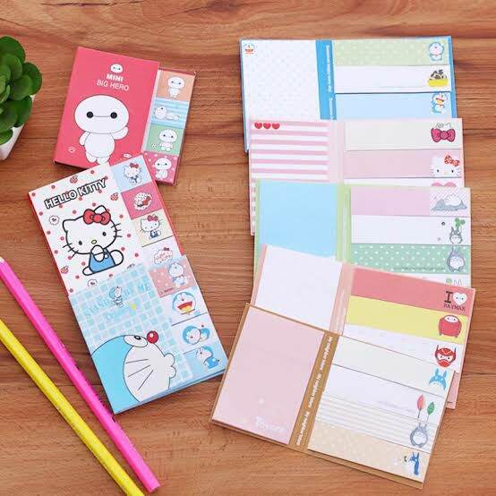YOKUCHI || Sticky Notes Karakter Kucing Anime Kartun Jepang Cat Lucu ...
