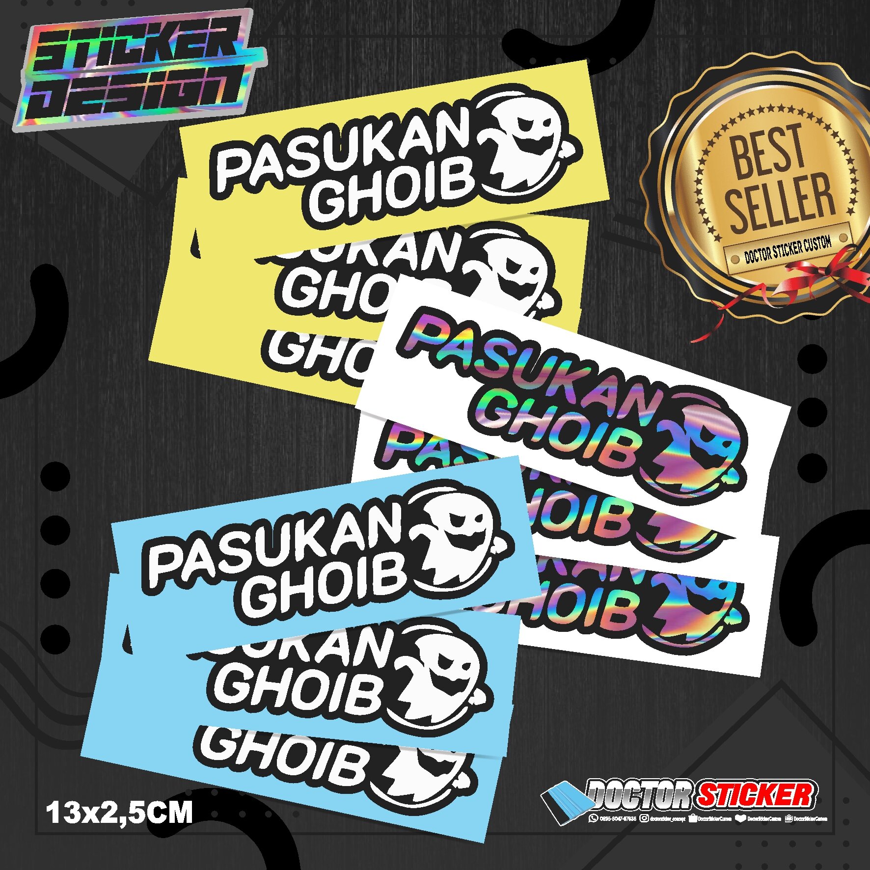 Stiker cutting pasukan Ghoib keren stiker all motor cutting pasukan ...
