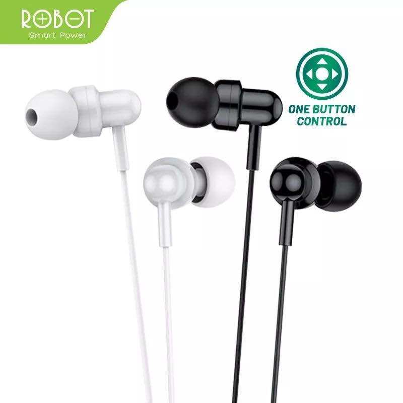 Headset Robot RE10 Earphone super bass Android | Lazada Indonesia