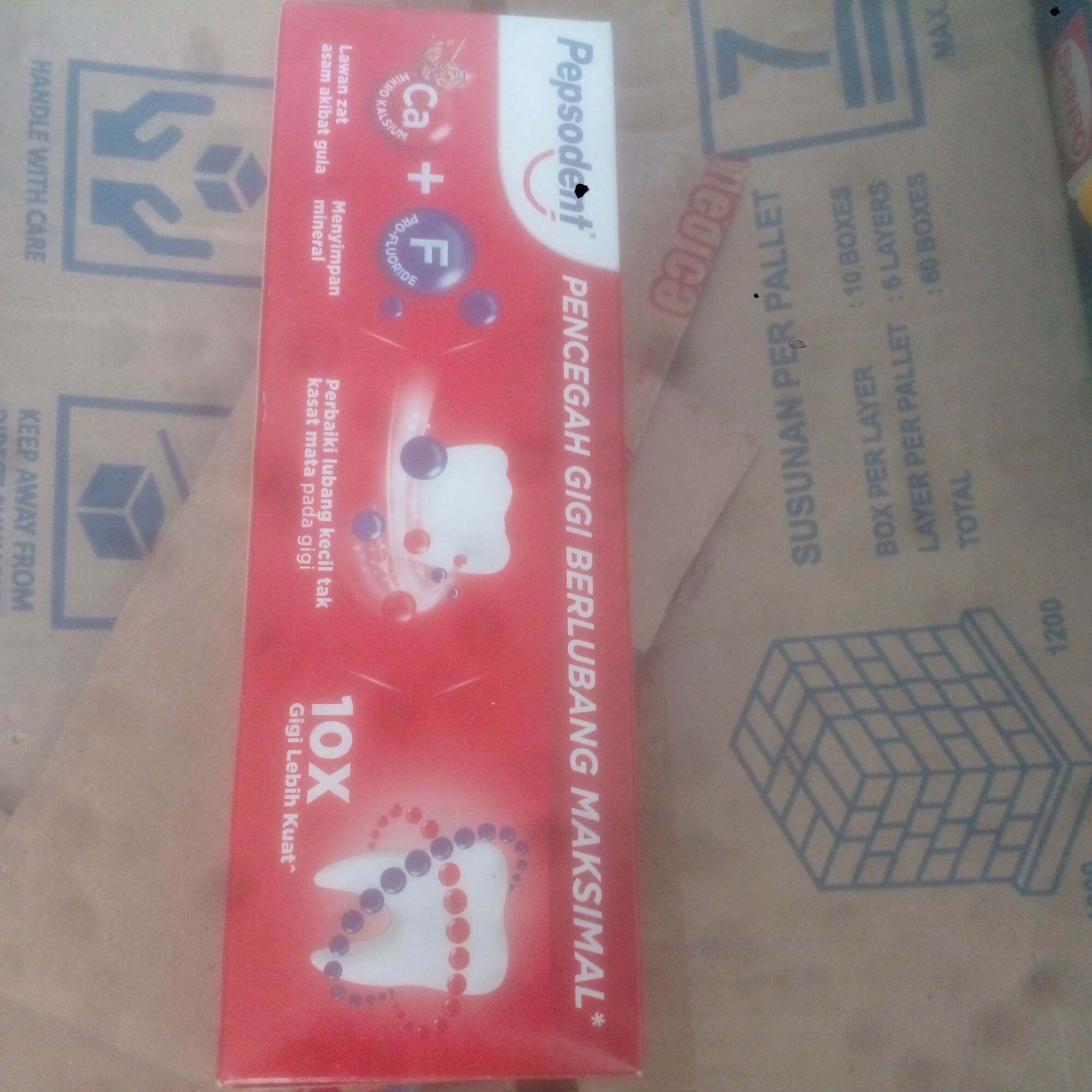 Pepsodent super jumbo 2x 225 gram pasta gigi odol pepsodent besar ...