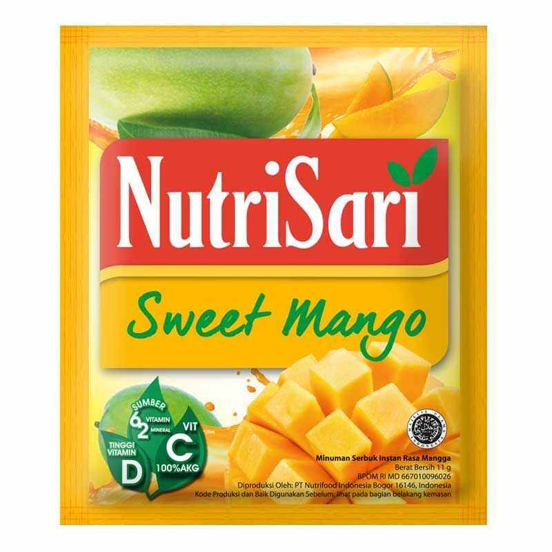 NUTRISARI MANGGA SACHET 10 X 12 gr | Lazada Indonesia