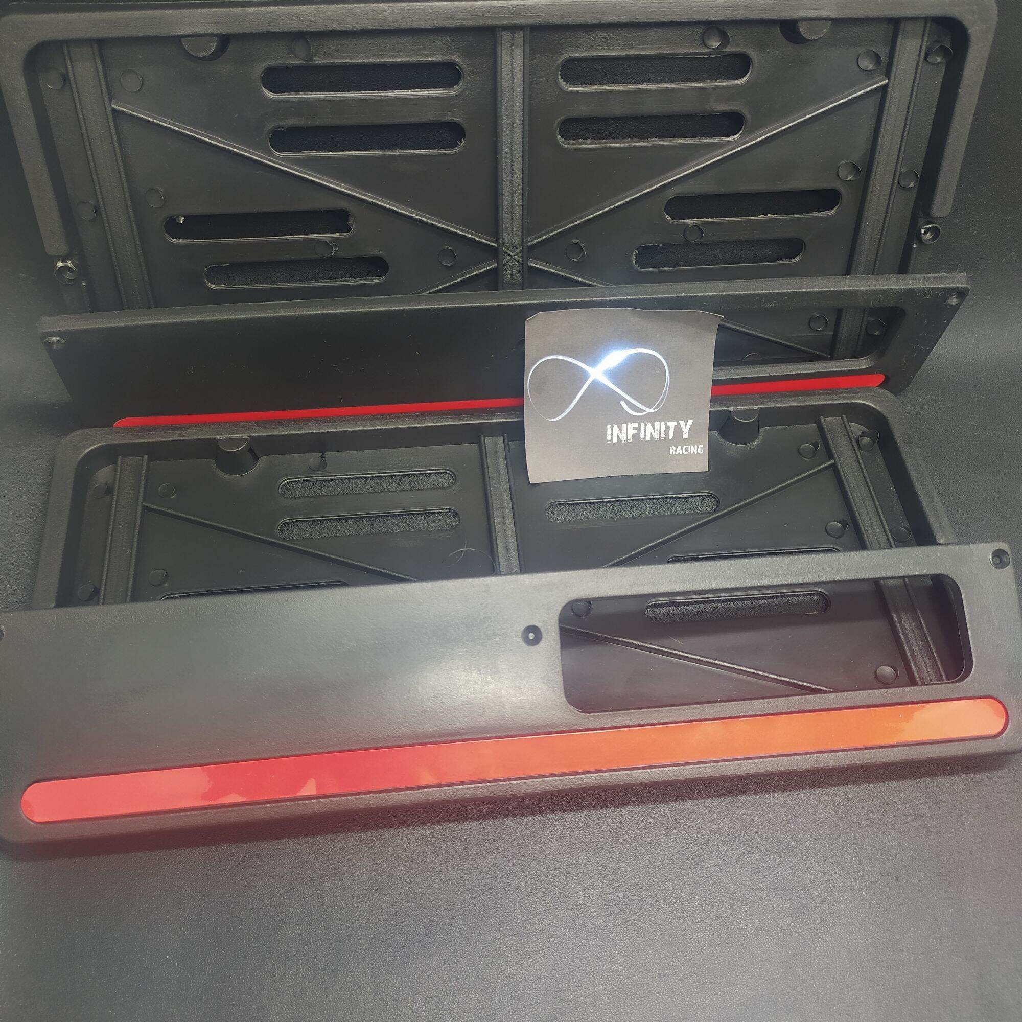 Bingkai Plat Motor Polos List Merah Cocok Buat Motor Apa Saja | Lazada ...