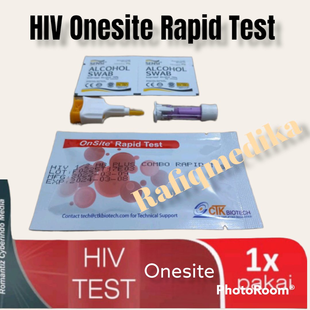 Alat uji HIV 1/2 onsite tes mandiri akurat satuan/ECER satu set lengkap ...