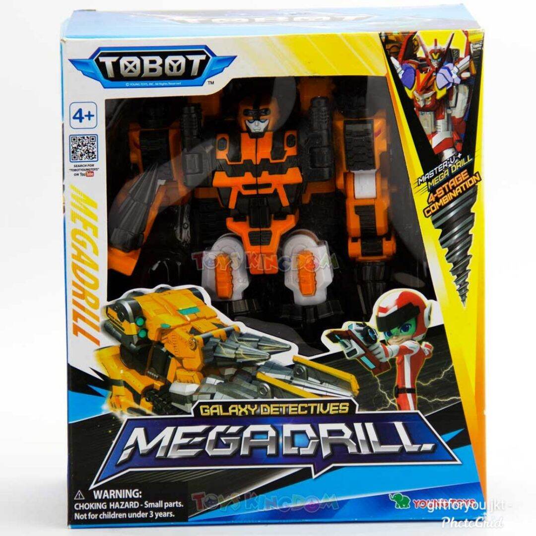 Tobot Galaxy Detectives GD Mega Drill Action Figure Robot Megadrill ...