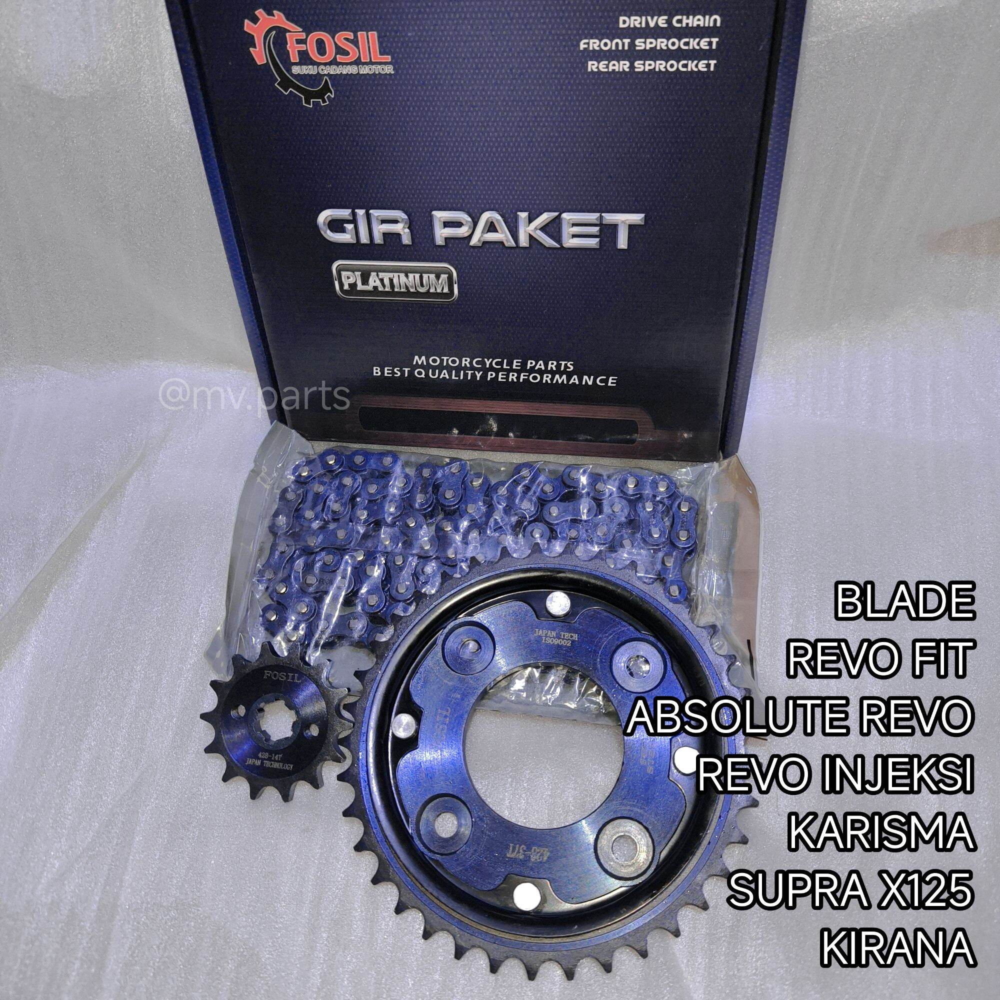 GIRSET GIR SET GIR PAKET REVO FIT INJEKSI BLADE KARISMA FOSIL PLATINUM ...
