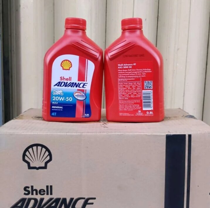 Shell Advance AX3 800ML SAE 20W-50 | Lazada Indonesia