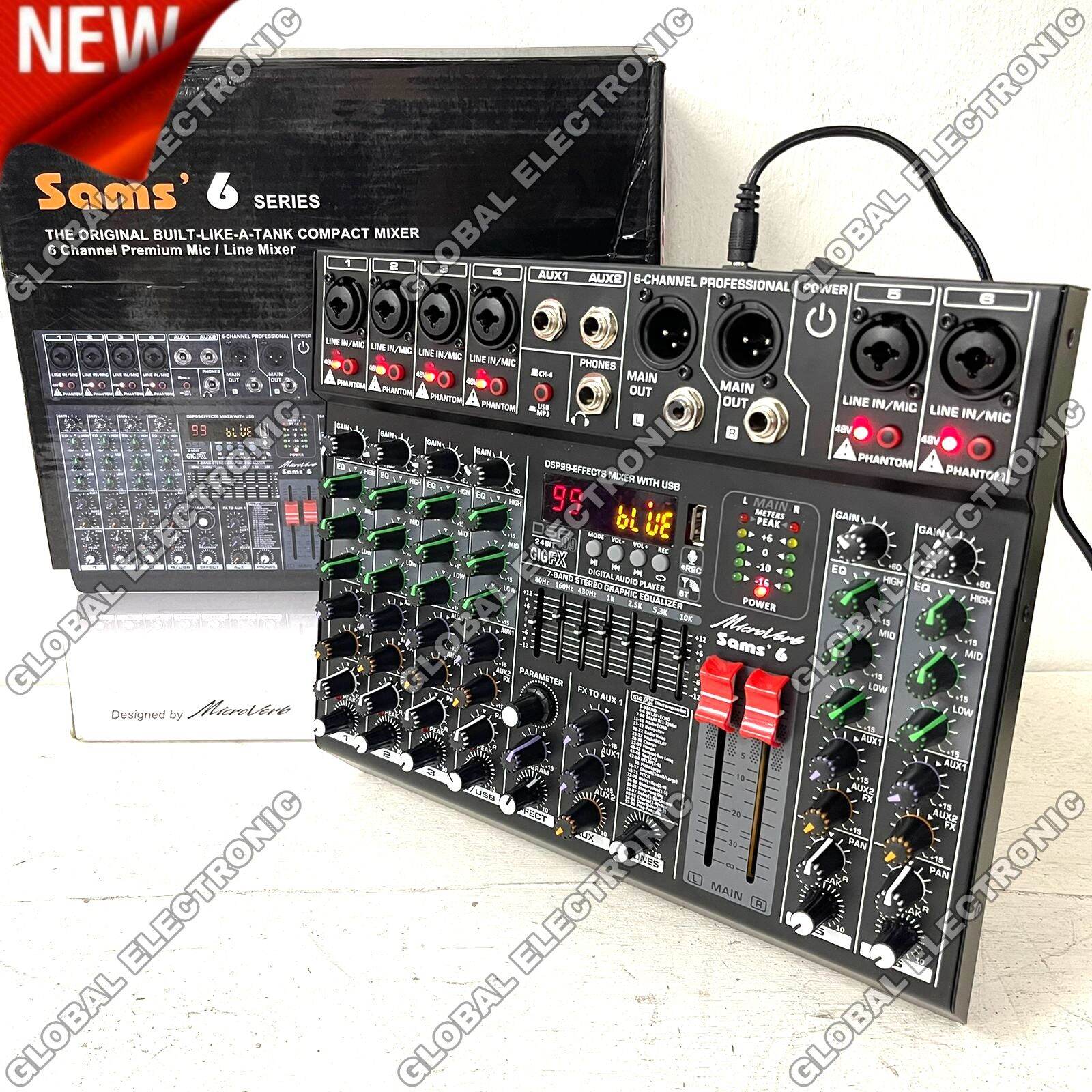 Mixer microverb Sams 8 , sama 6 Original 8 Channel , 6 channel ...