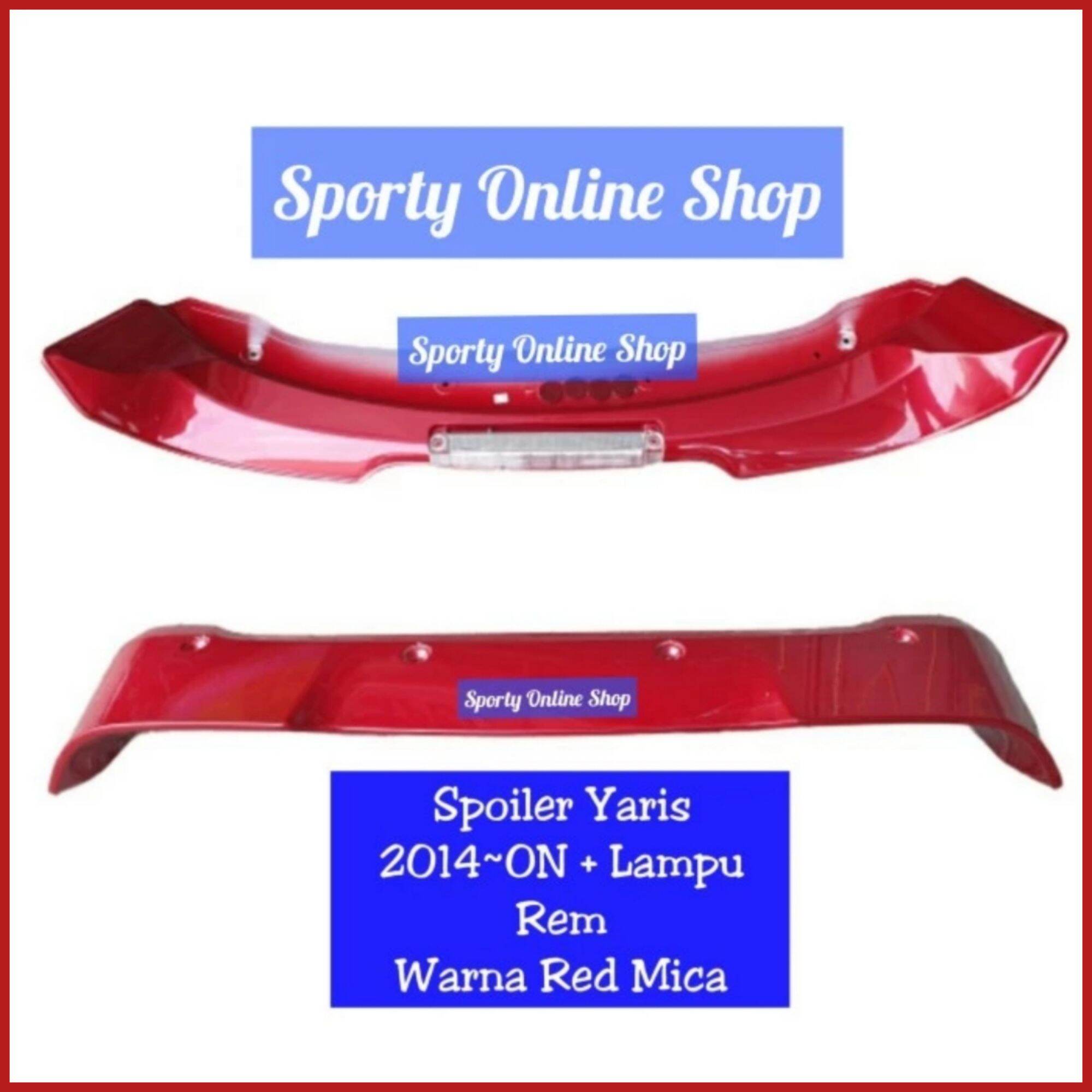Spoiler Sayap Mobil Yaris 2014-2017 with Lampu | Lazada Indonesia
