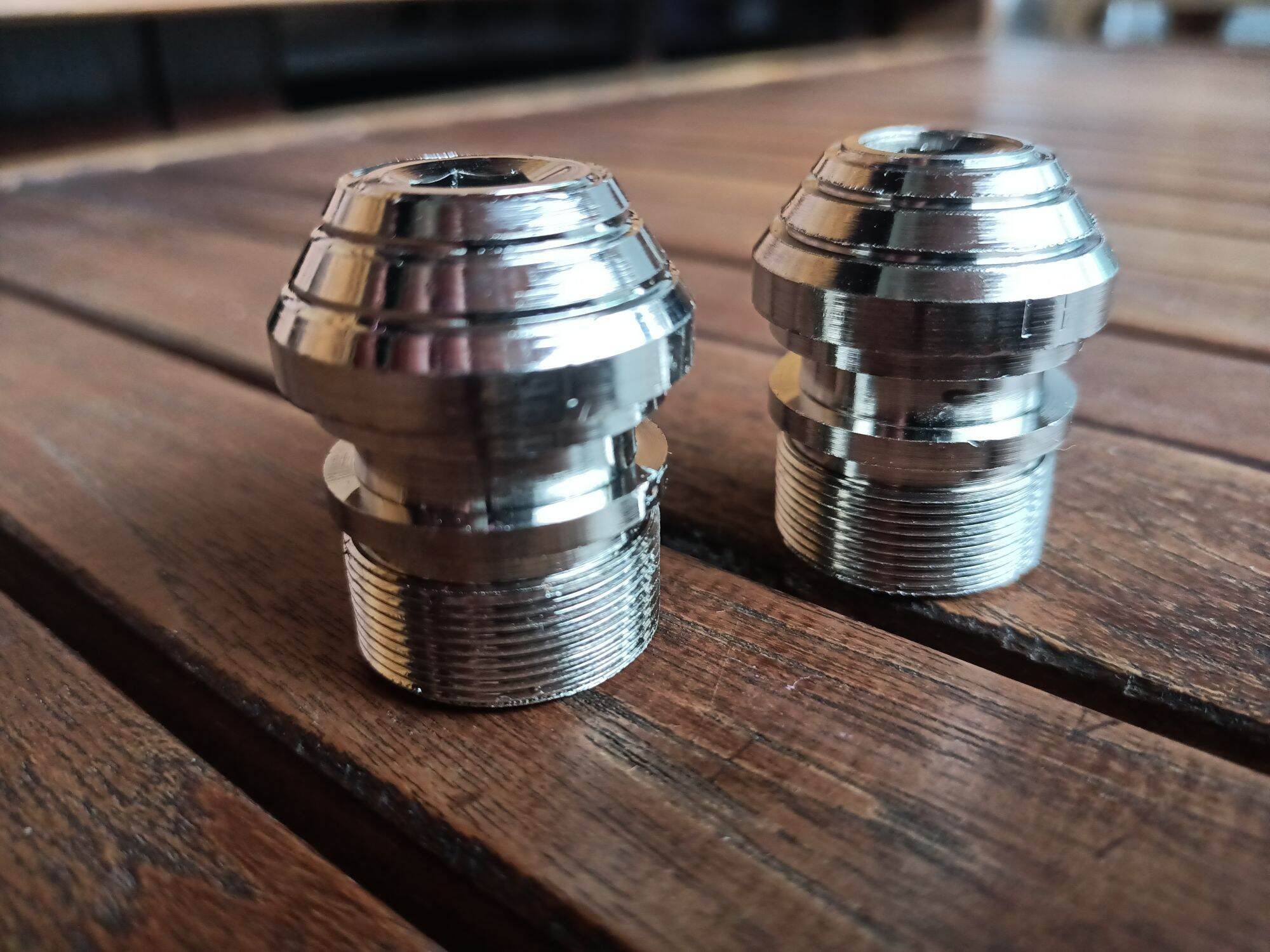 BAUT TUTUP TABUNG ASS SHOCK DEPAN PNP RX KING BAHAN STAINLESS STEEL ...