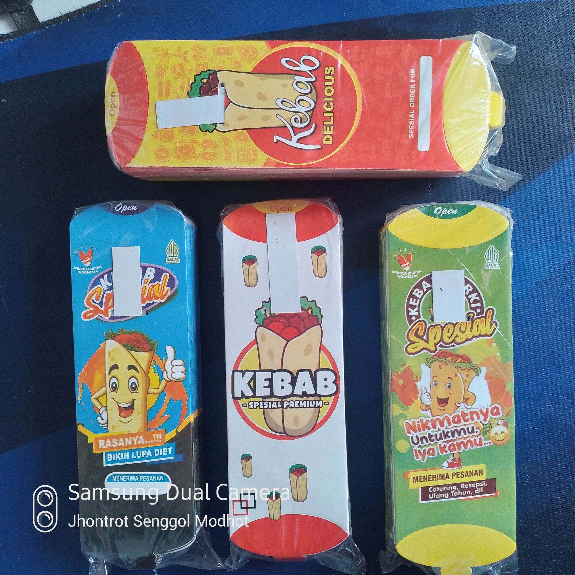dus kebab isi 100 lembar/ wadah kebab isi 100 lembar / kemasan kebab ...