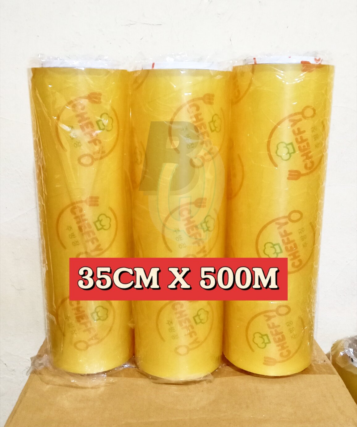 CHEFFY - PLASTIK WRAPPING FILM 35CM X 500M - PLASIK PEMBUNGKUS MAKANAN ...