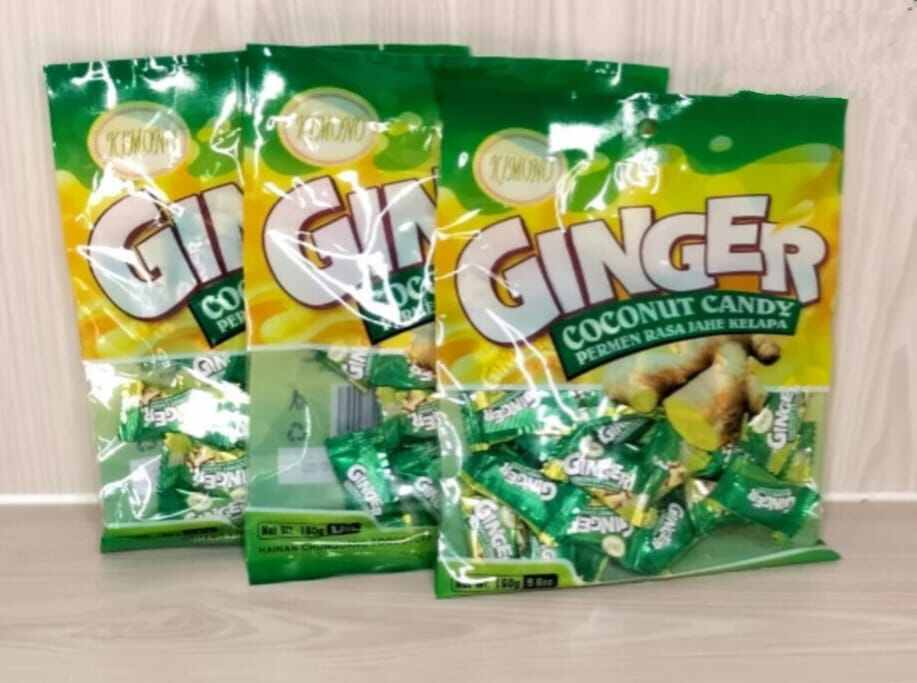 PERMEN RASA JAHE KELAPA | GINGER COCONUT CANDY | KIMONO 180 gram ...