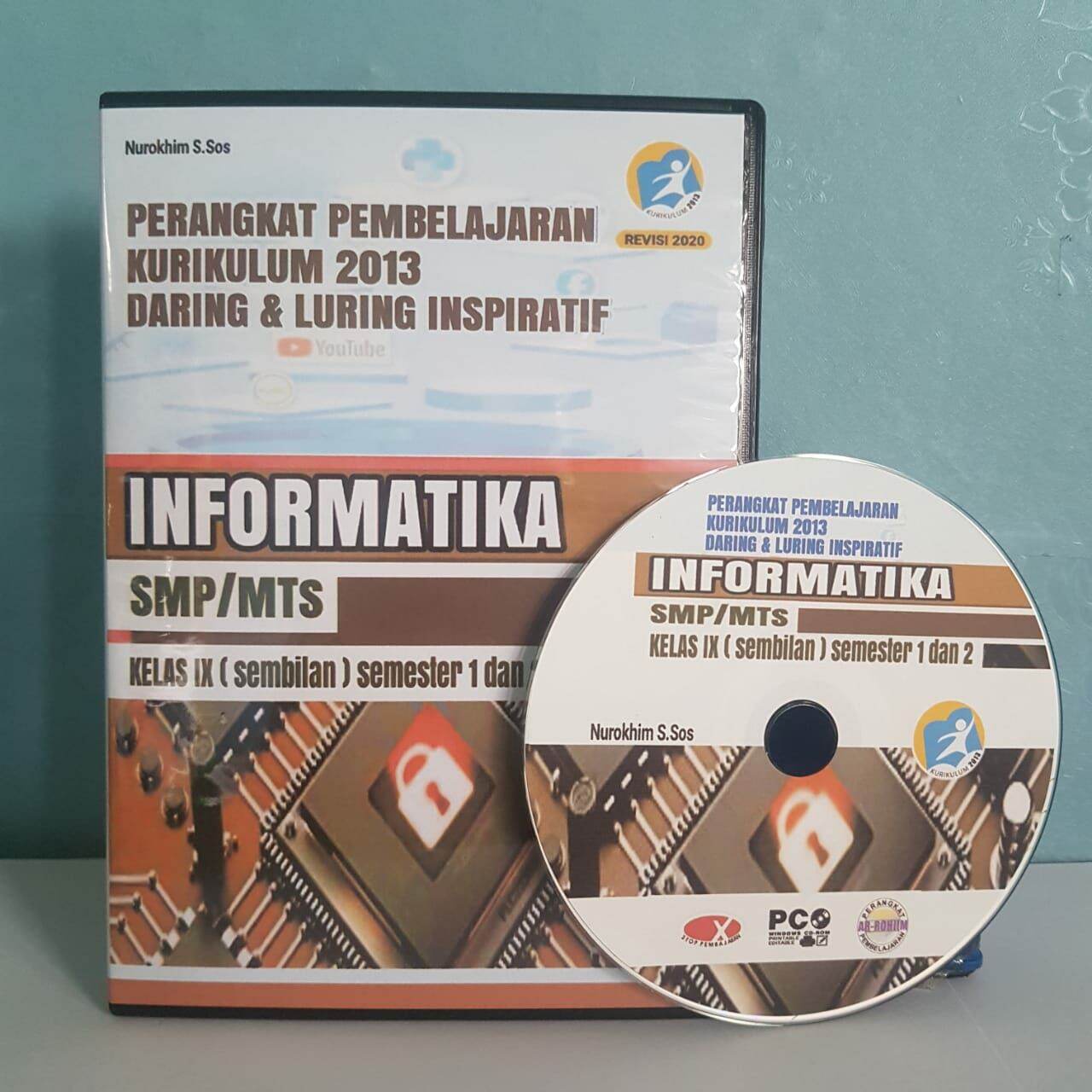 Cd rpp k13 Mapel Informatika smp kelas IX 9 Terbaru | Lazada Indonesia
