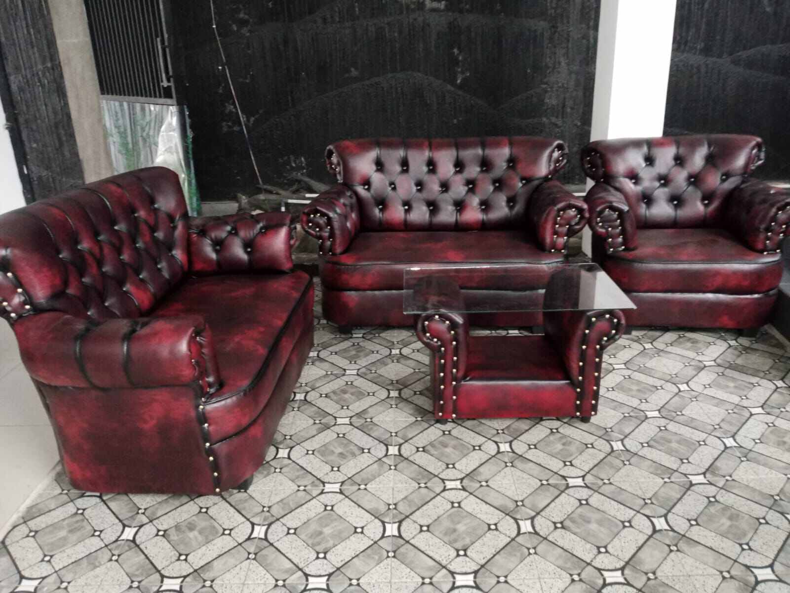 sofa jaguar mini tipe 2-2-1 - kursi tamu minimalis | Lazada Indonesia