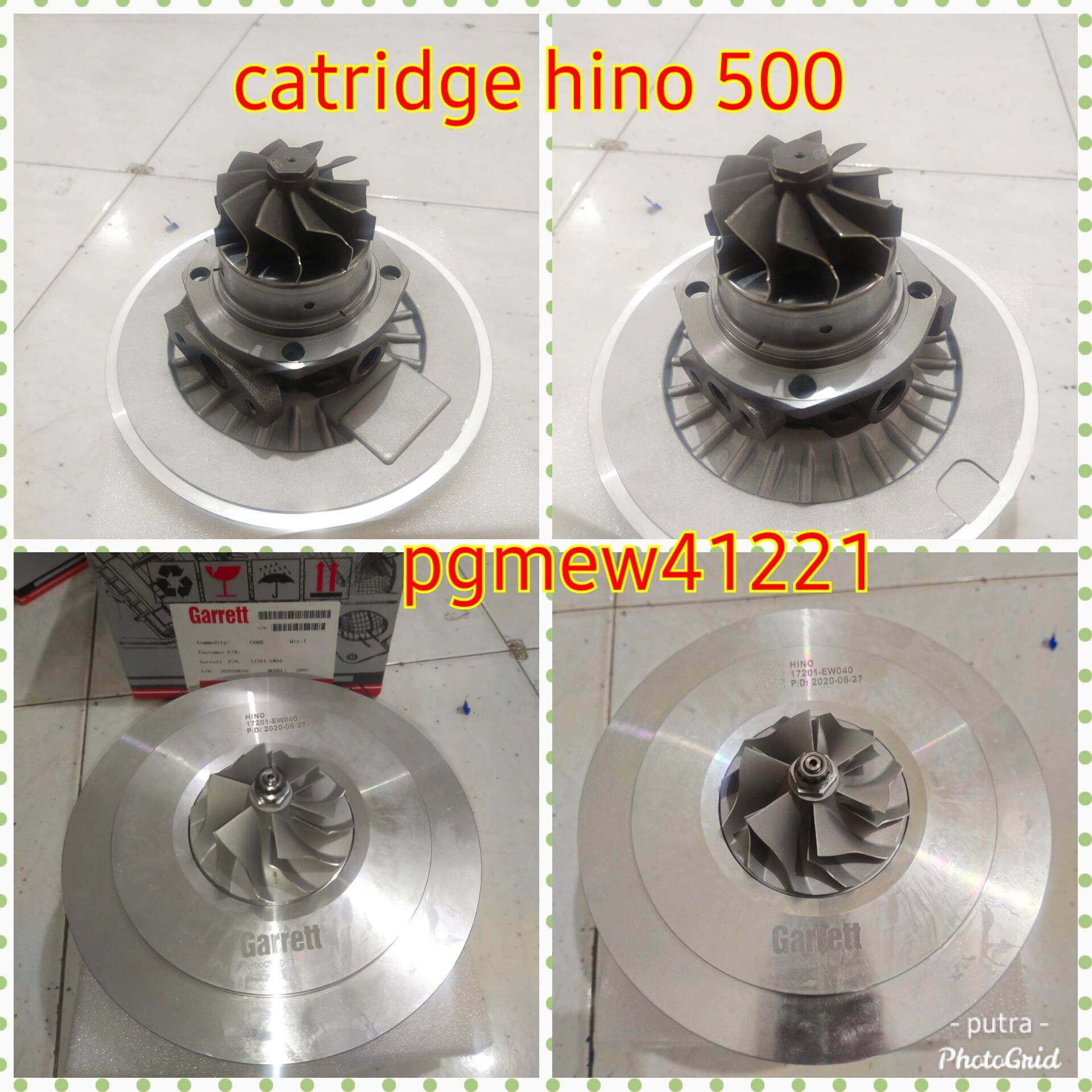 CATRIDGE TURBO ISI TURBO KIT REPAIR KIT TURBO CORE HINO 500 GARRETT ...