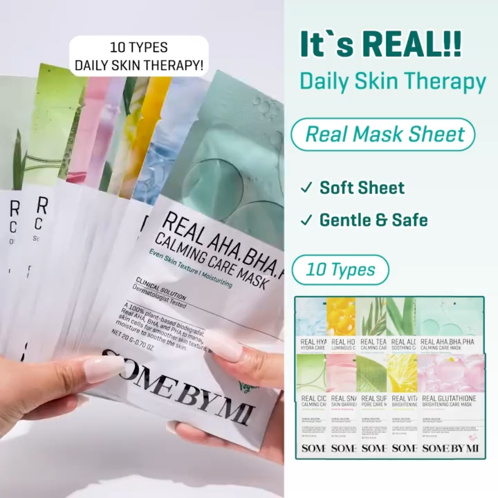 SOME BY MI Real Care Sheet Mask Line | Masker Tissue Series 20gr ...
