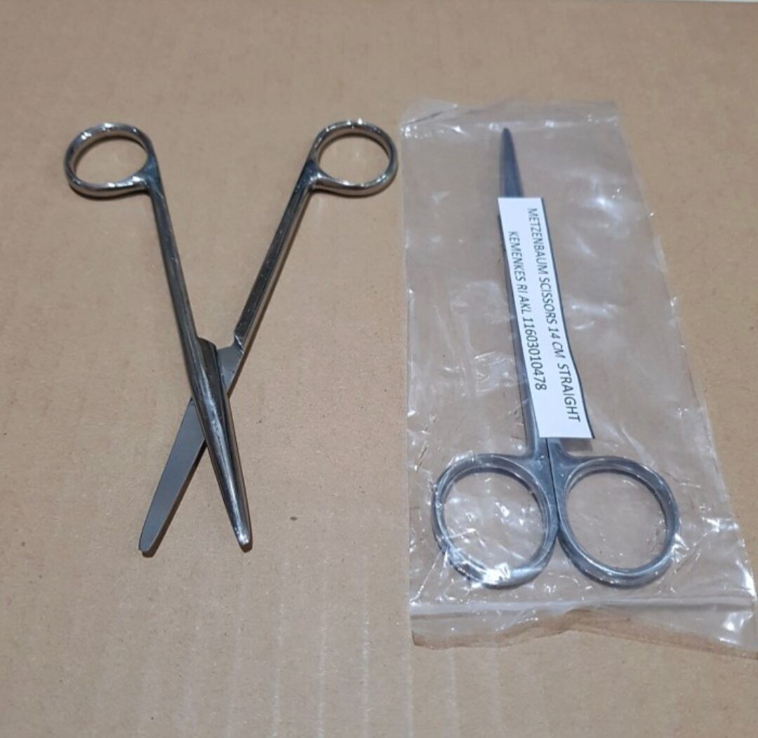 Gunting Metzenbaum 14cm Lurus & Bengkok / Metzenbaum Scissors | Lazada ...