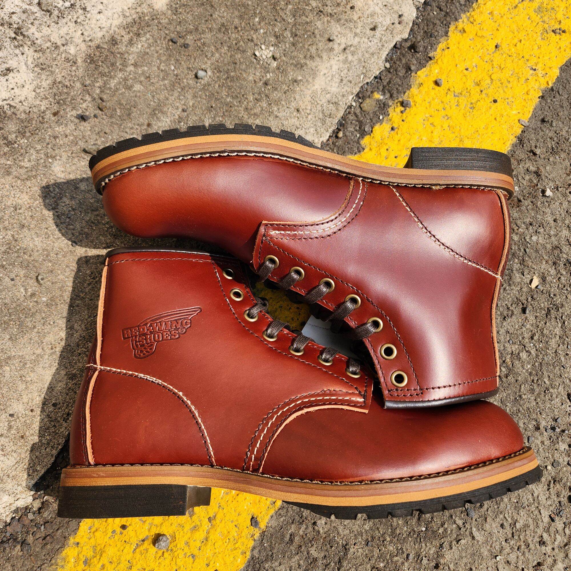 (Best Selling) Boots Red Wing 9013 Brown Beckman Round toe Full Grain ...