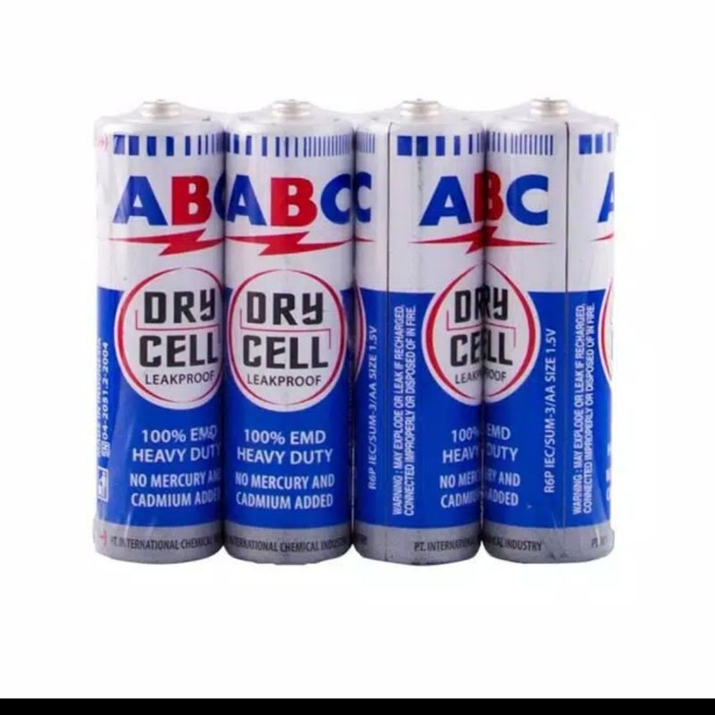 0Baterai ABC Kecil / Battery ABC AA Biru harga per 1 pcs | Lazada Indonesia
