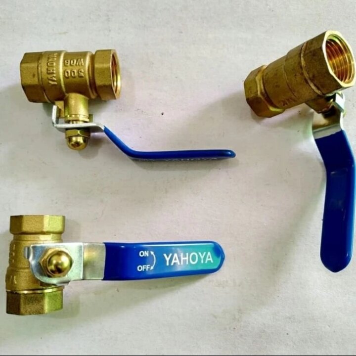 Stop kran 3/4 inchi - stop Kran 3/4 " Kuningan - Ball Valve 3/4 ...