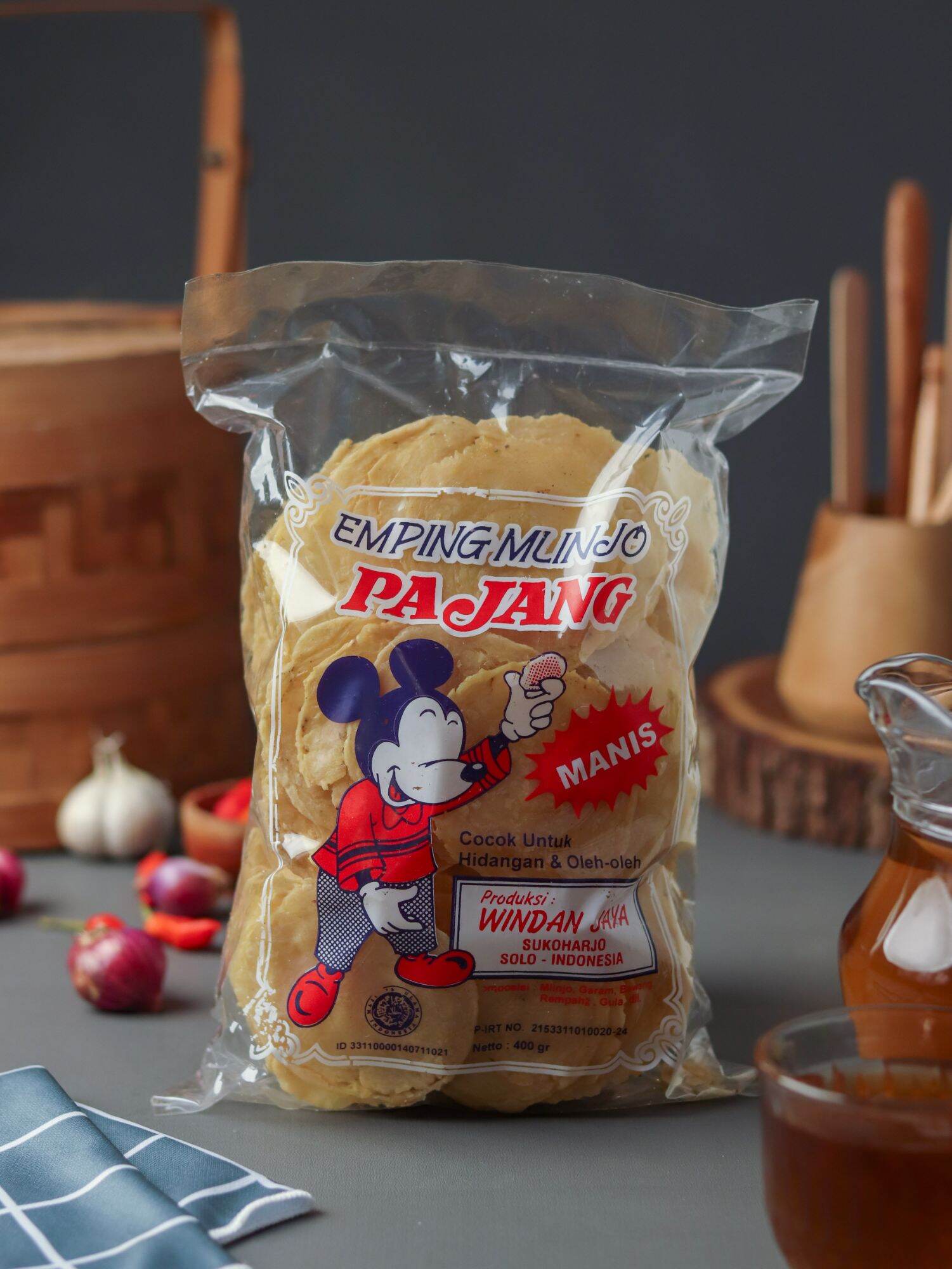 Emping melinjo pajang Emping melinjo mentah | Lazada Indonesia