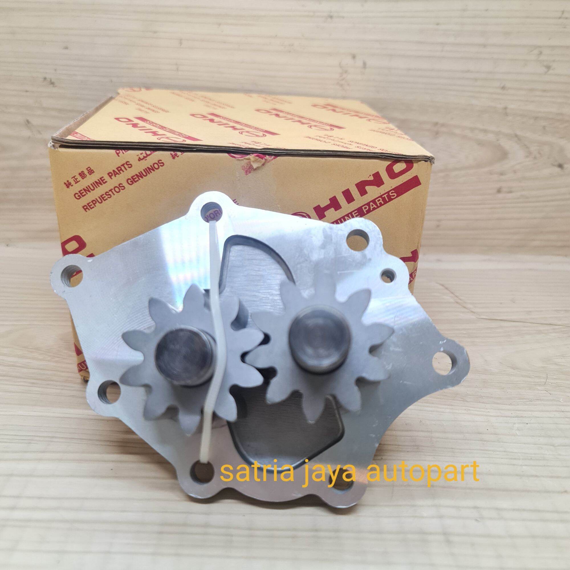 OIL PUMP POMPA OLI MOBIL HINO DUTRO DYNA HT130 HT125 GIGI TEBAL 27MM ...