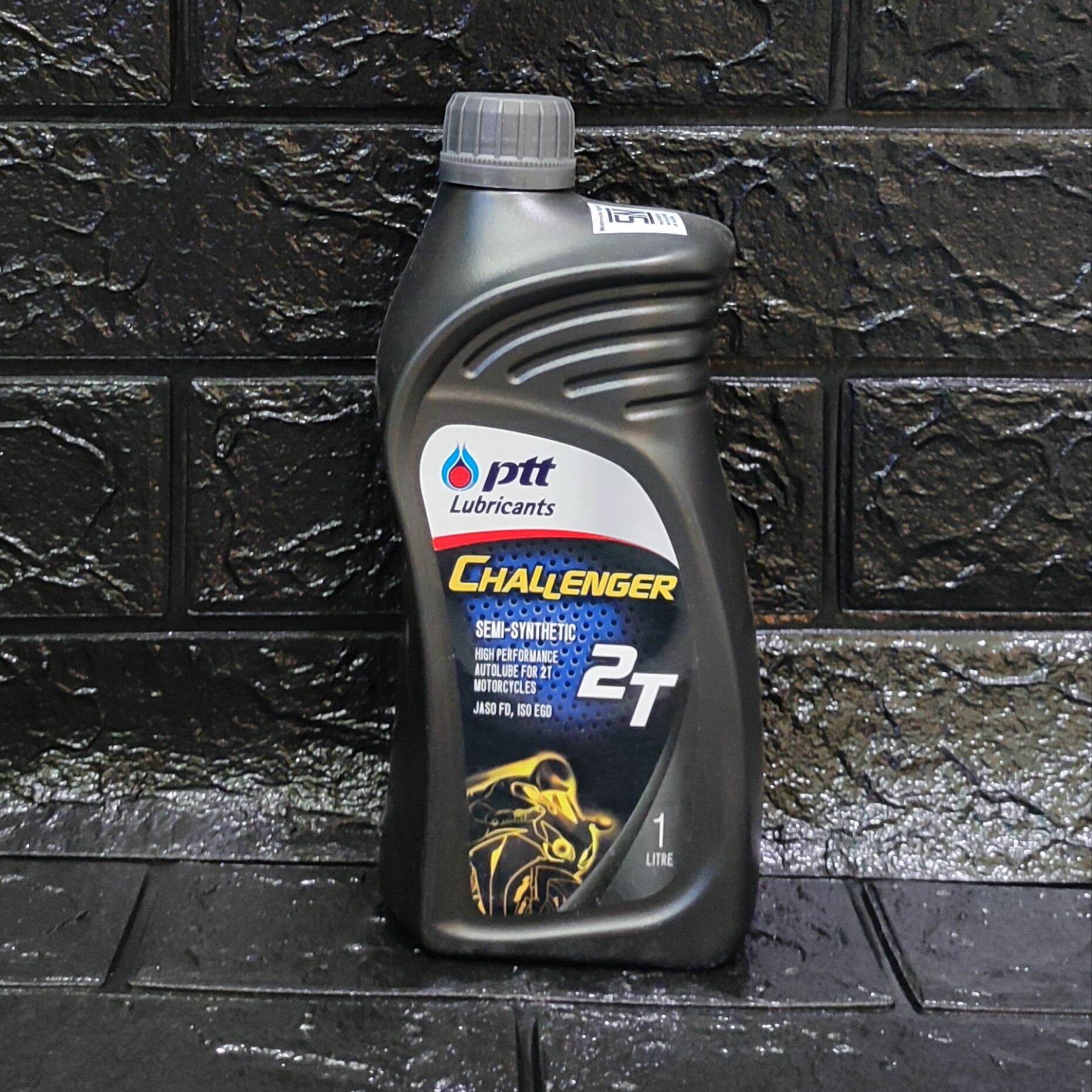 Oli Samping PTT Challenger Semi-Synthetic 2 Tak 1 Liter | Lazada Indonesia