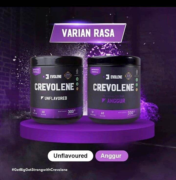 Crevolene Creatine Evolene Monohydrate Kreatin | Lazada Indonesia