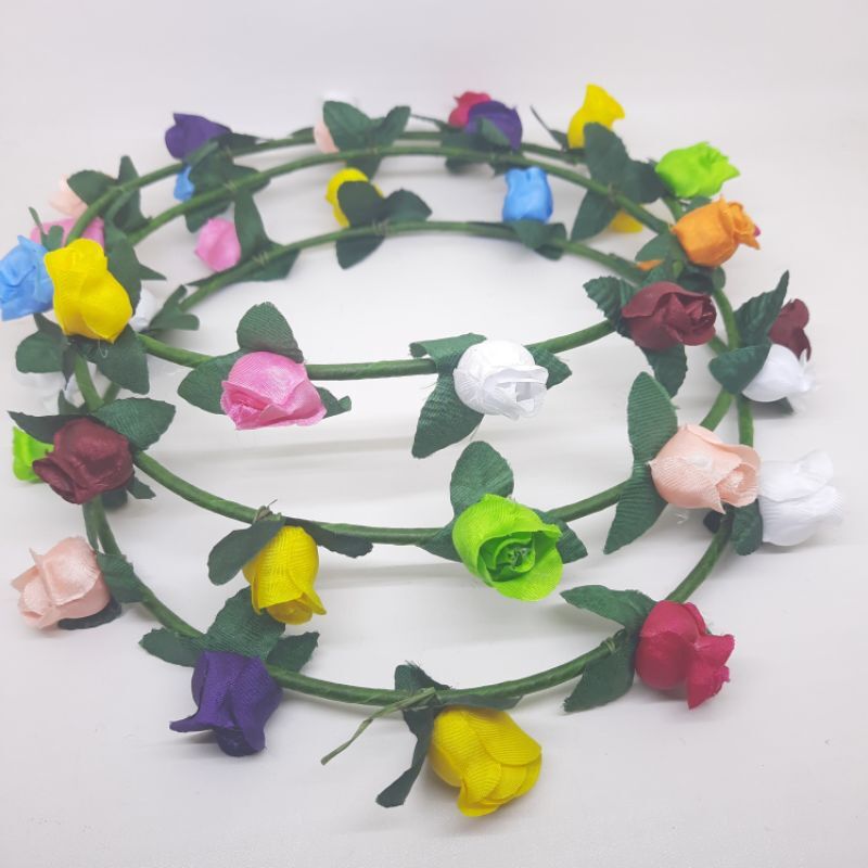 Bando Bunga Mahkota Flower Crown | Lazada Indonesia