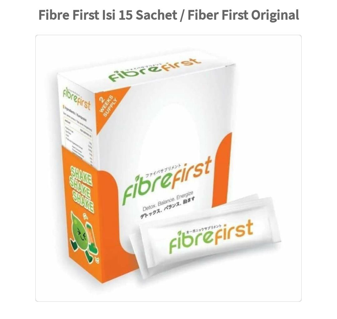Fibre First Isi 15 Sachet / Fiber First Original | Lazada Indonesia