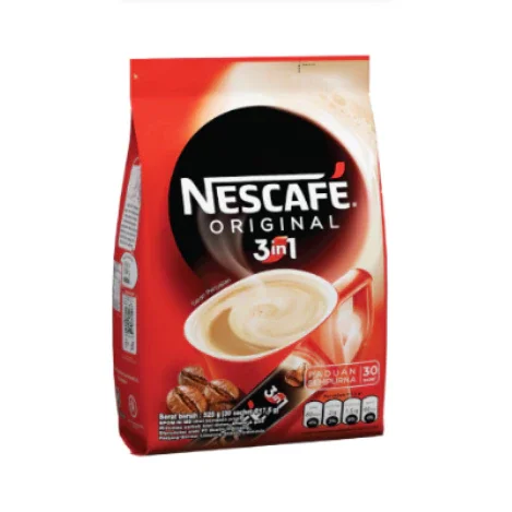Nescafe Original 3in1Kopi, Krimer, Gula Isi 30 Sechet 525 Gram | Lazada ...