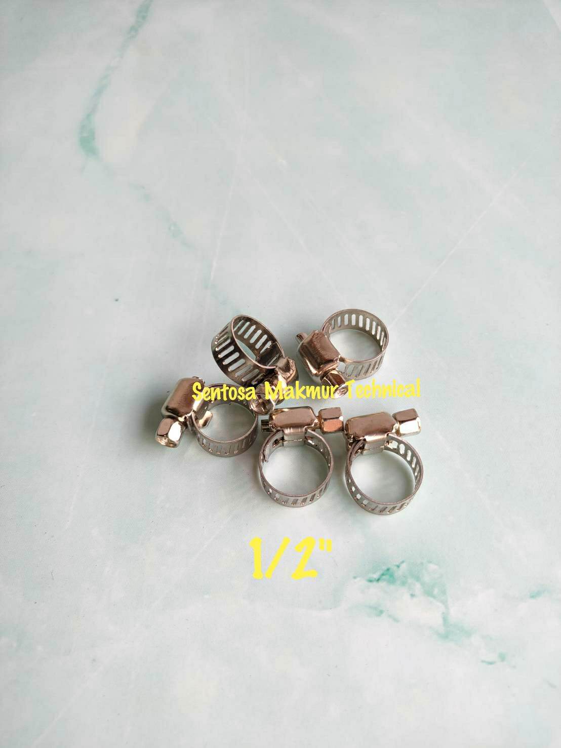 1/2" Kleman Klem Selang Hose Clamp Stainless Steel 1/2 Inchi | Lazada ...