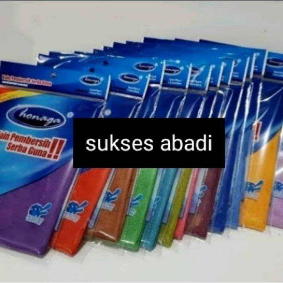 lap kain microfiber honaga 40×40 cm | Lazada Indonesia