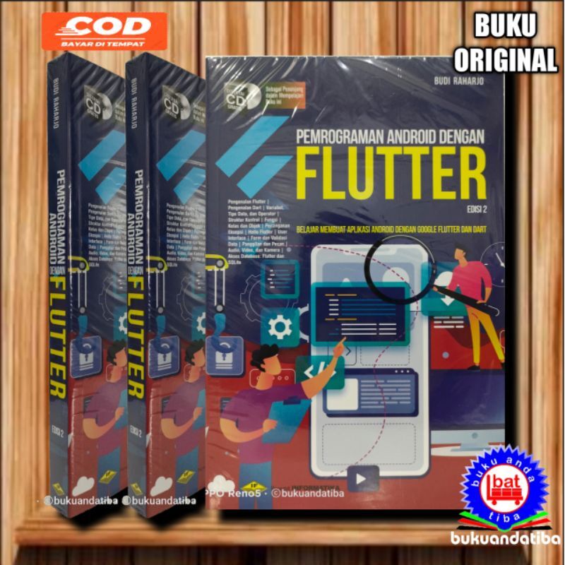 Buku Pemrograman Android Dengan Flutter Cd Budi Raharjo Lazada Indonesia