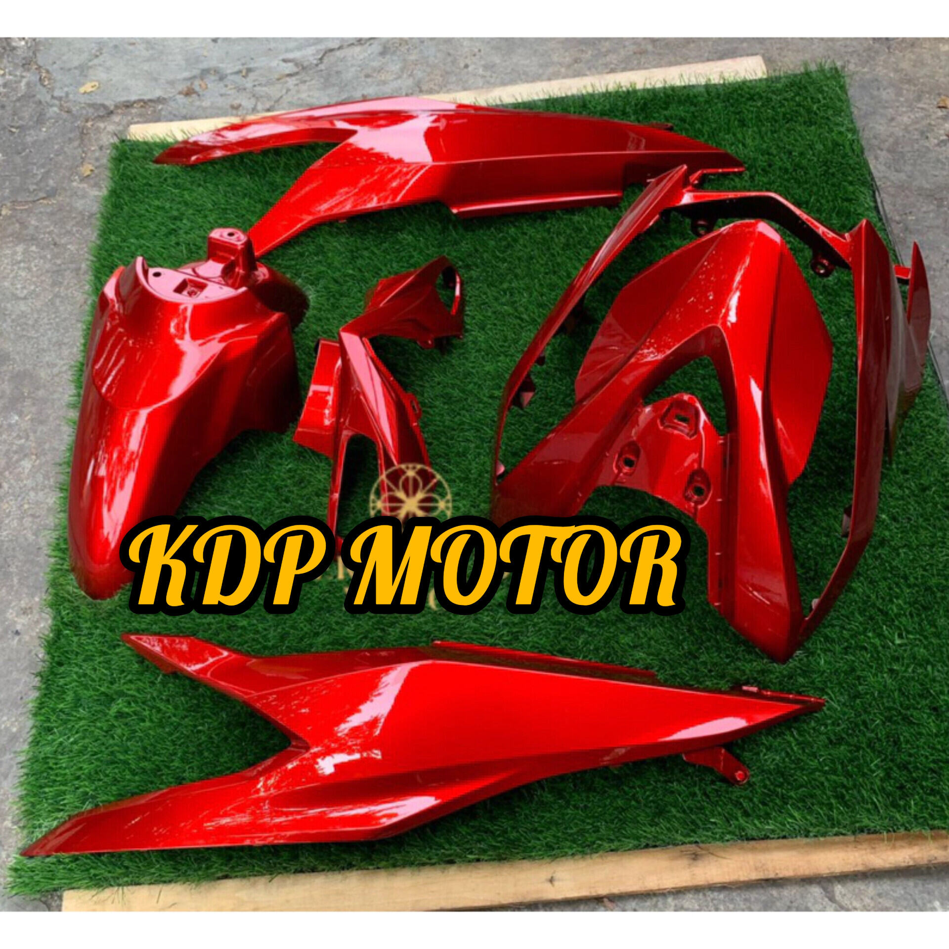 cover full body halus motor Honda beat deluxe 2020-2023 merah candy ...