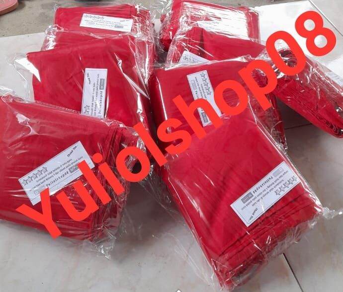KAIN STAGEN LILIT MERAH DAN HITAM( HARGA PER 1MRTER )LLEBAR KAIN 86CM ...