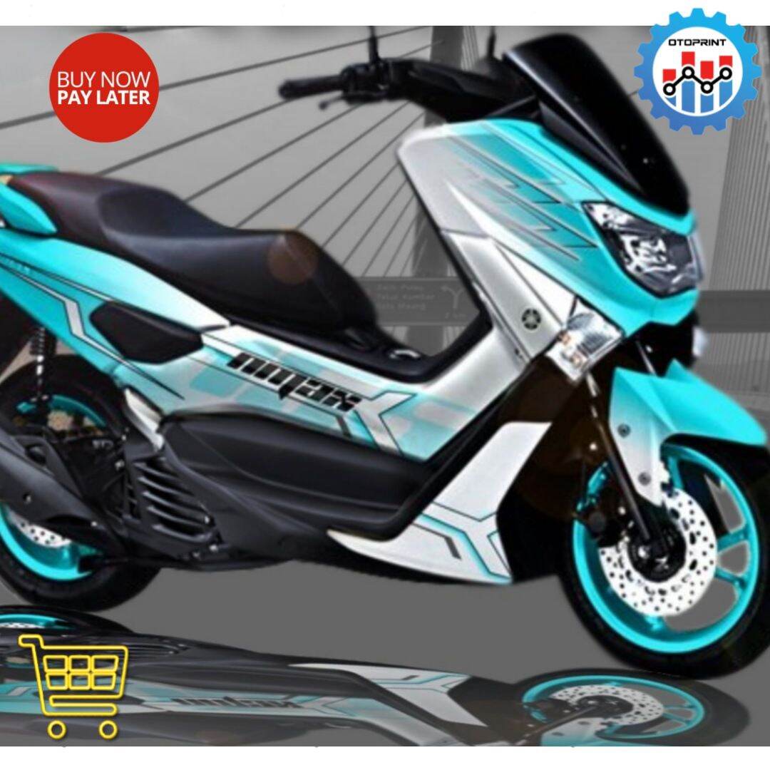Decal Stiker Nmax Full Body Variasi Putih Tosca | Lazada Indonesia