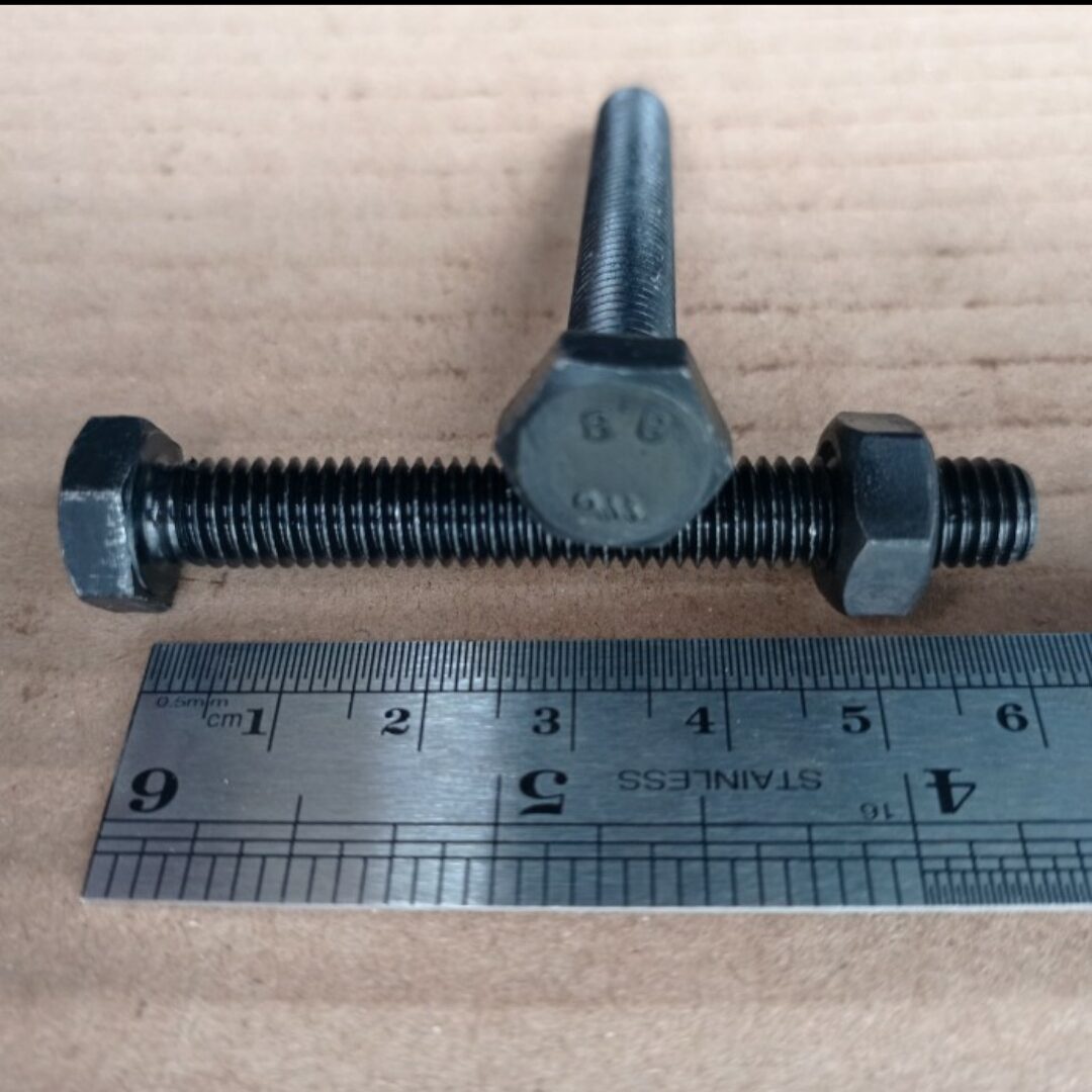 BAUT BAJA M8X60 FULL DRAT. BAUT MUR HTB 8.8 M8 X 60 FULL DRAT. | Lazada Indonesia