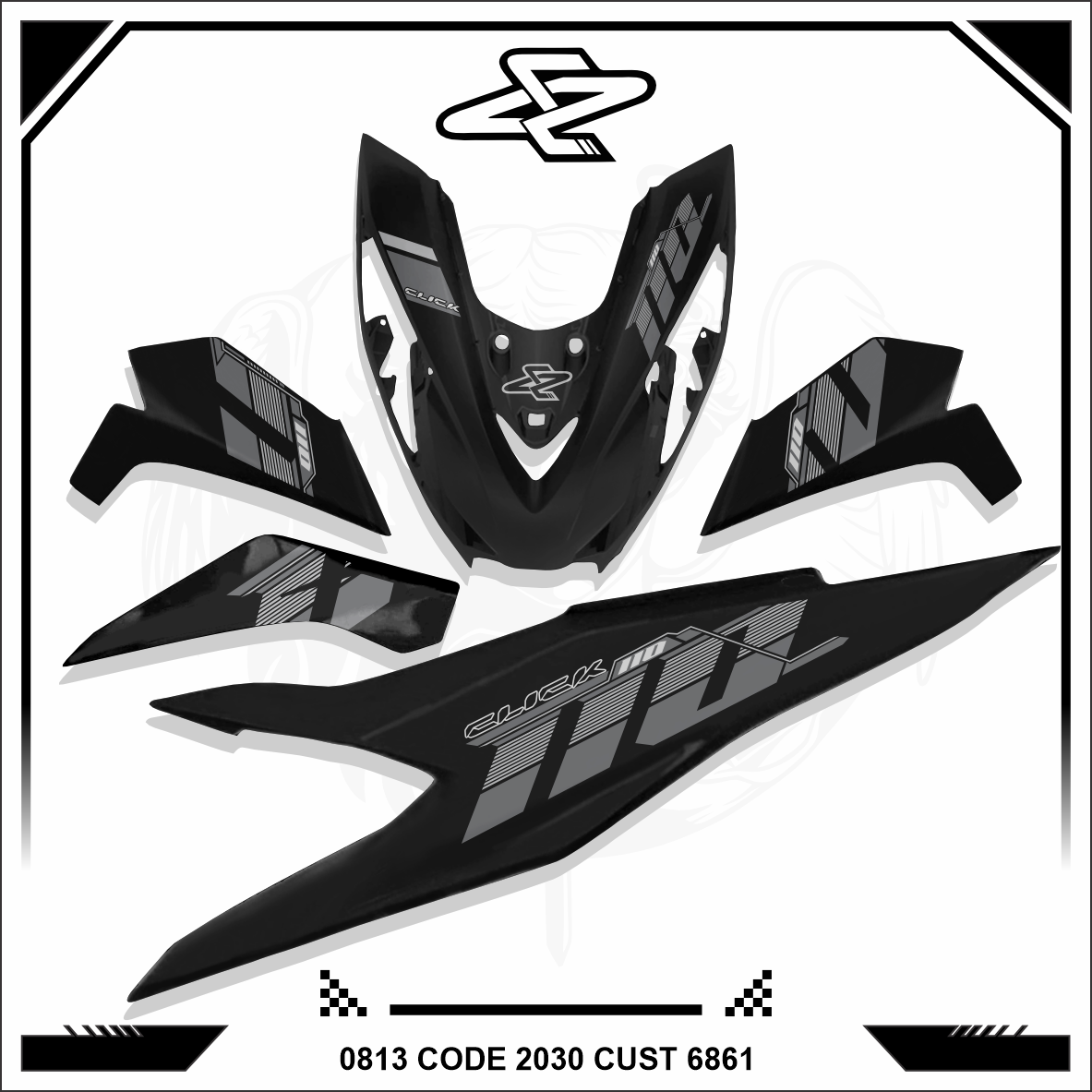 Striping Beat Deluxe Stiker Beat Deluxe Beat Esp Bit Karbu Sticker ...