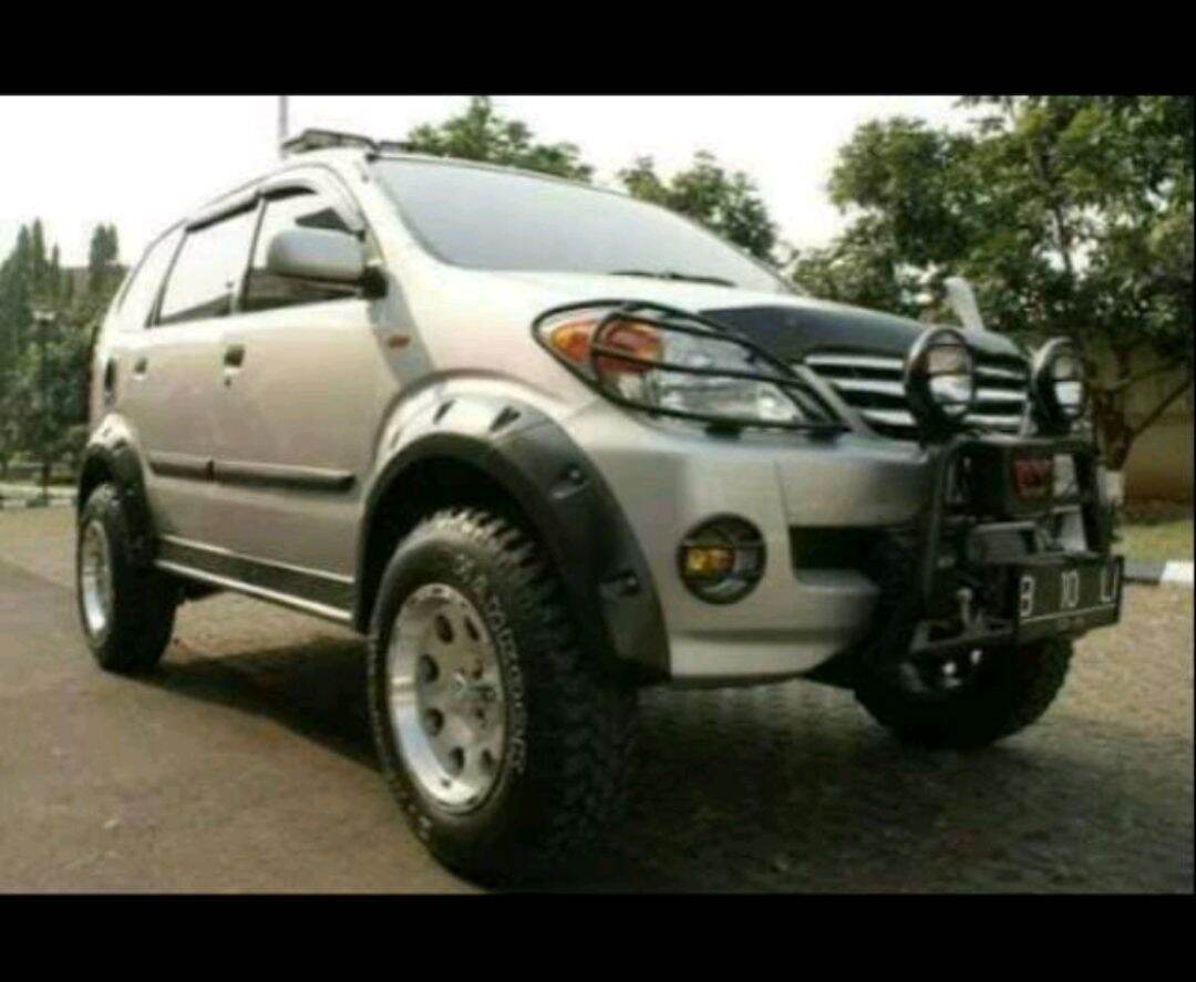 SPACKBOARD SPAKBOARD OVER FENDER TRIM BAUT FIBER TOYOTA AVANZA AVZ ...