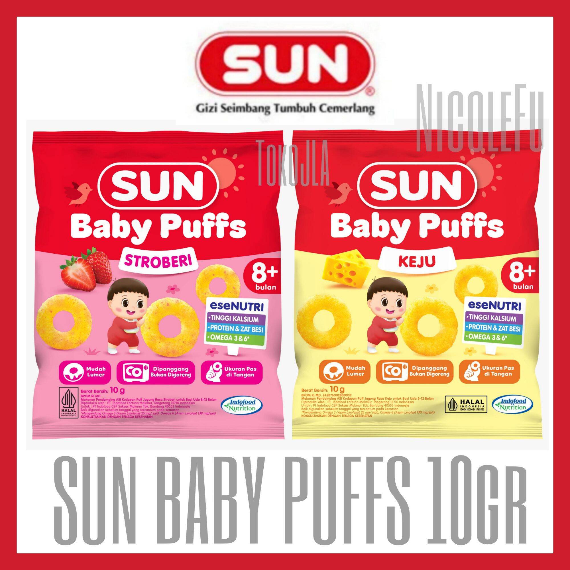 SUN Baby Puff Puffs 10gr | Lazada Indonesia