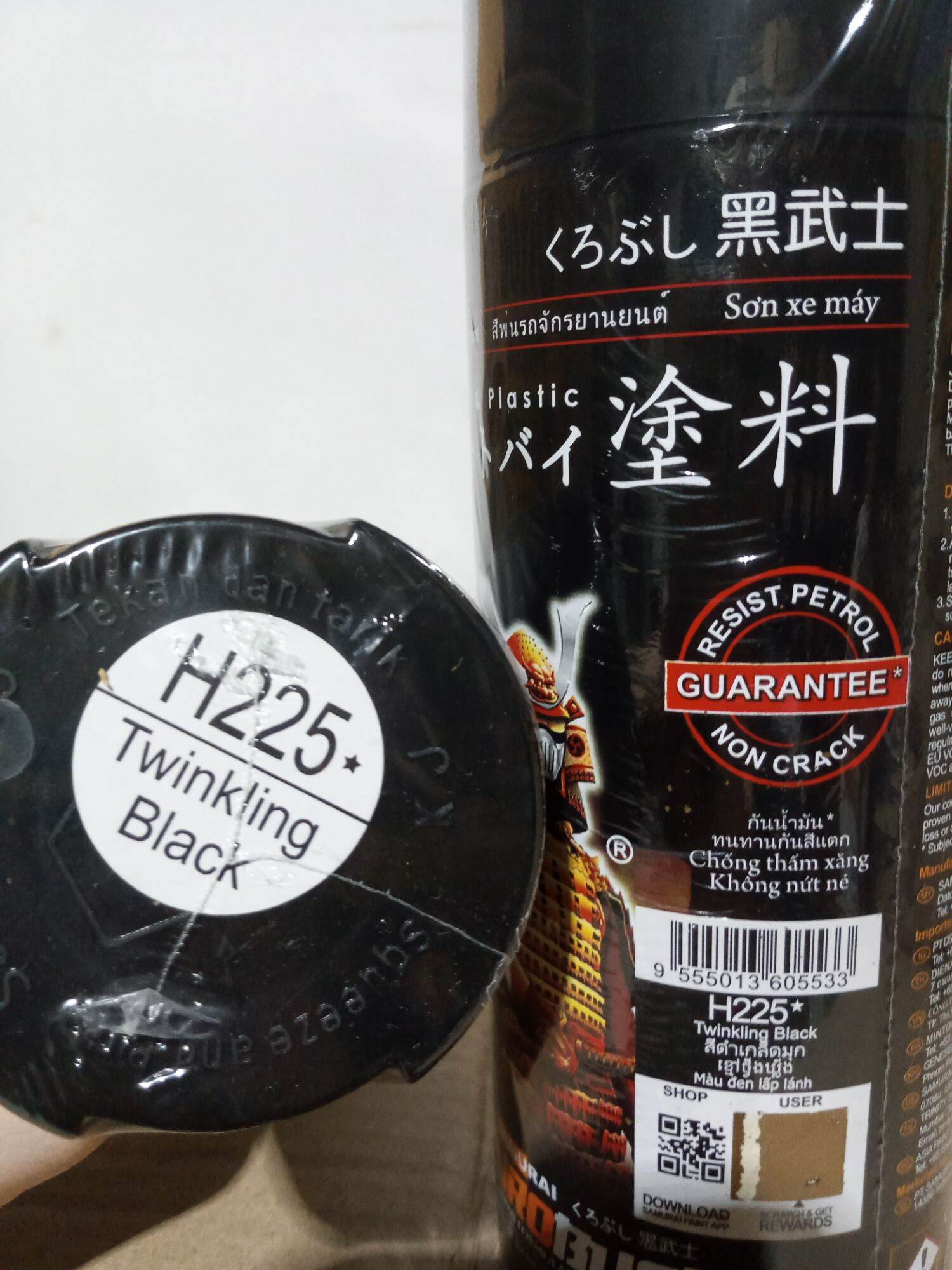 Pilok Pilox Cat Samurai Red 6 Merah Cerah 400ml Cat semprot Samurai ...