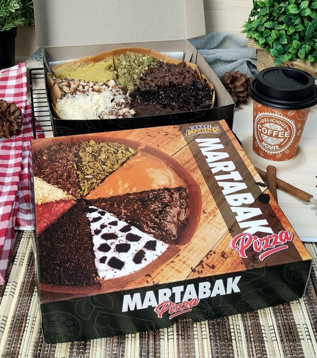 per 10 pcs ukuran 25x25x5 Dus pizza martabak / box sedap mantap ...