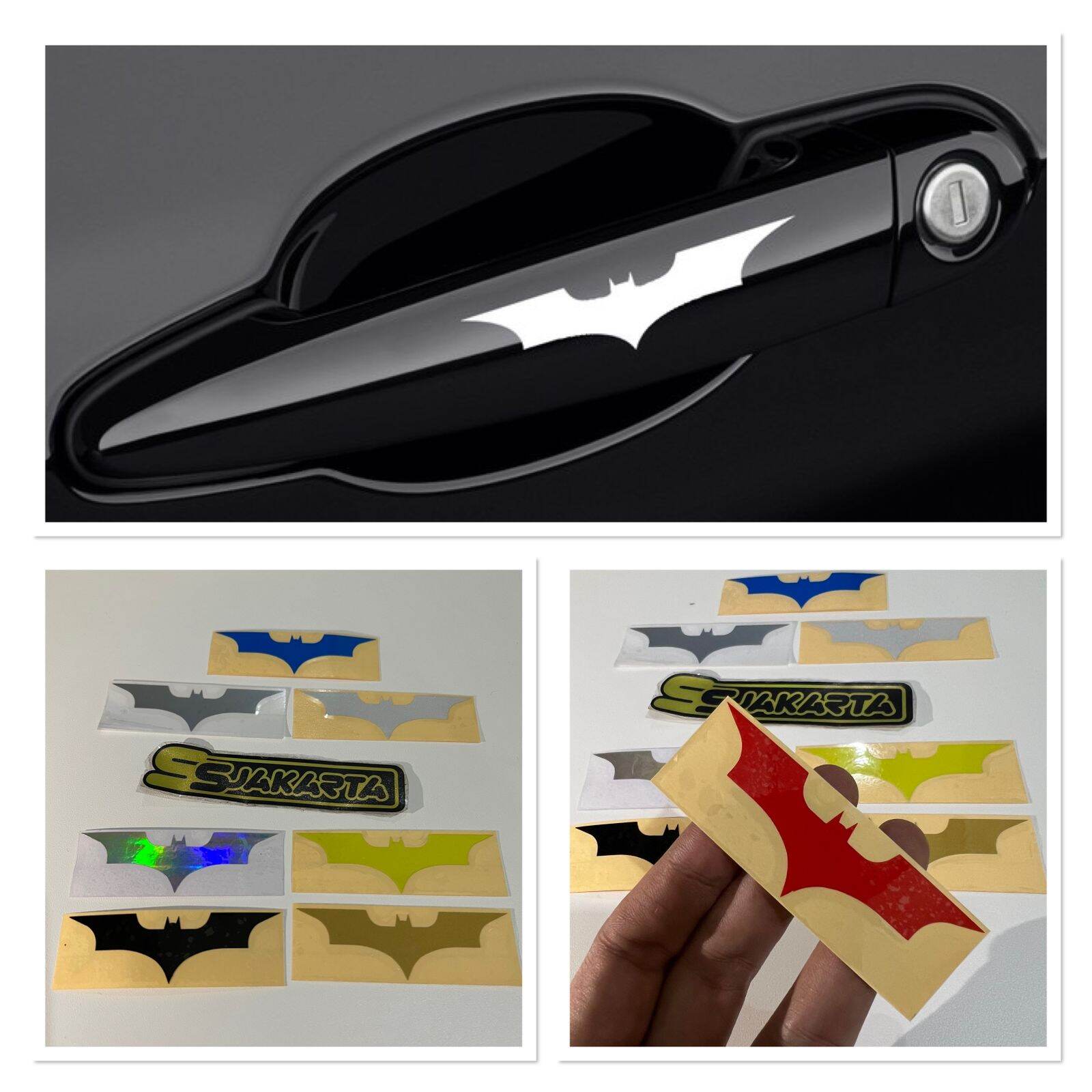 STICKER HANDLE PINTU MOBIL STIKER LOGO BATMAN CUTTING | Lazada Indonesia